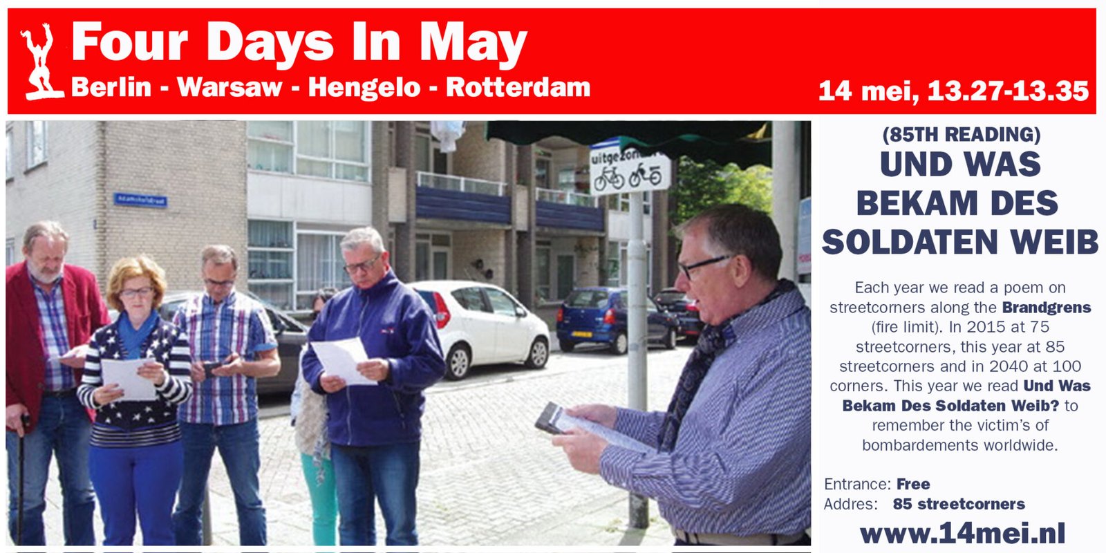 Rotterdam (14 mei) - 14 mei - 85e Herdenking Bombardement